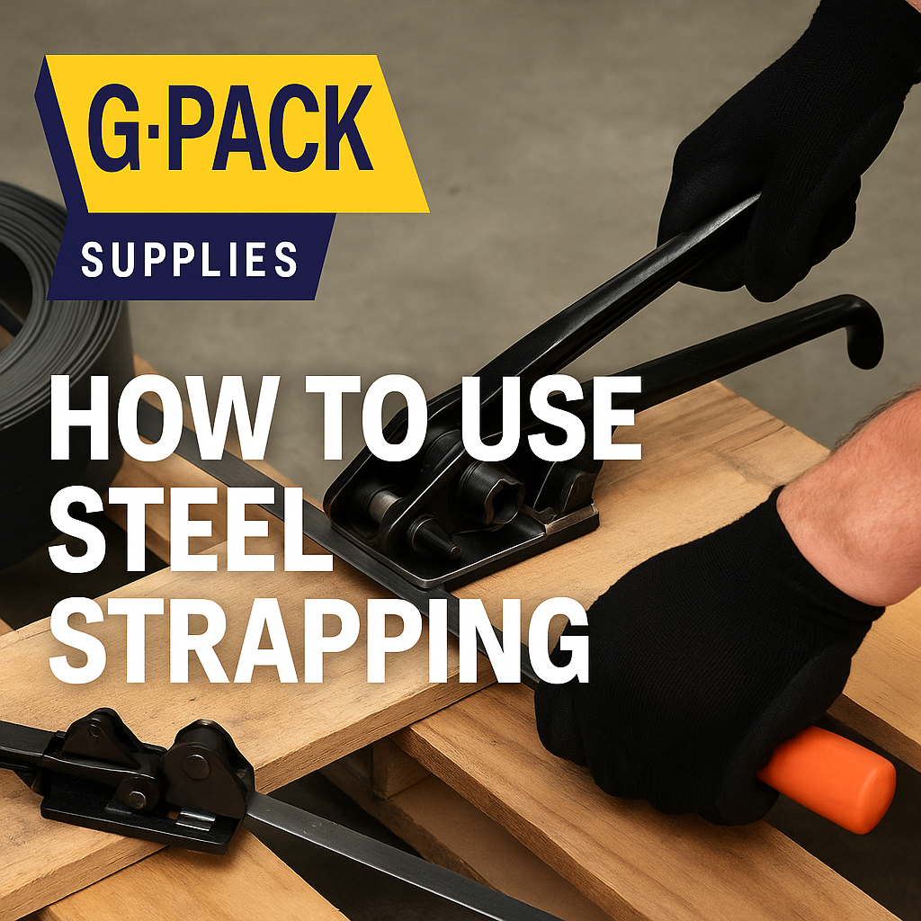 How to Use Steel Strapping - Tutorial – Gpack Supplies